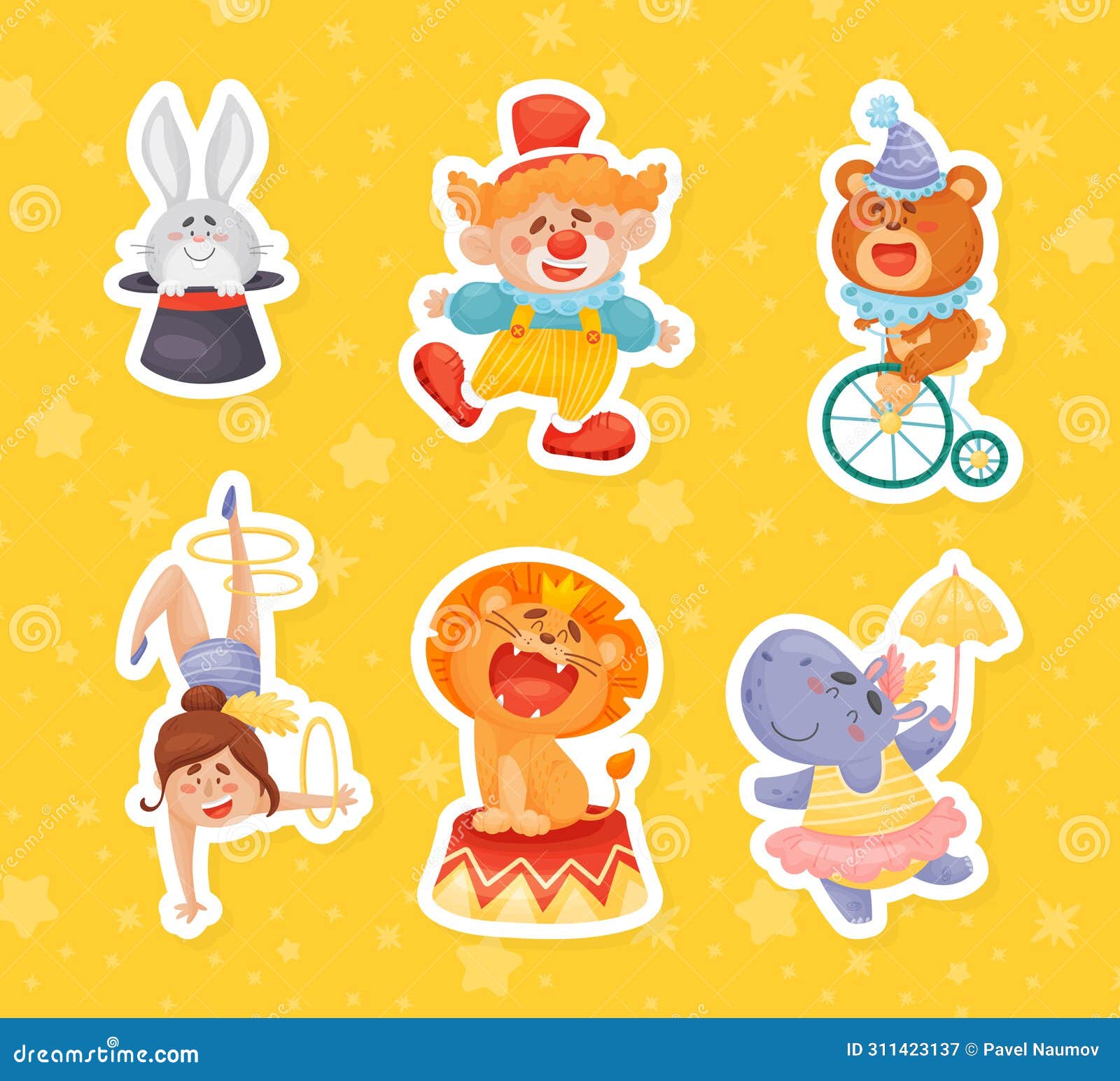 Circus Big Magic Show With Trained Animals Two Vintage Entrance Tickets ...