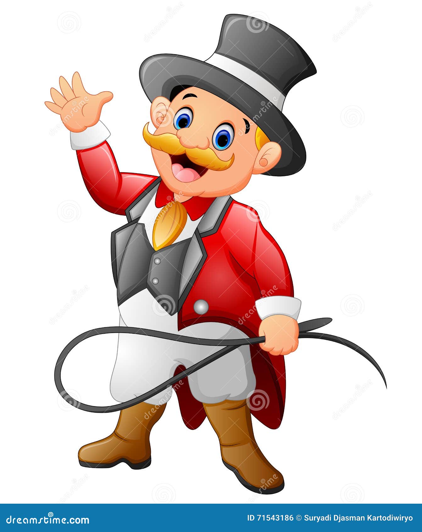 Circus man cartoon stock vector. Illustration of male - 71543186