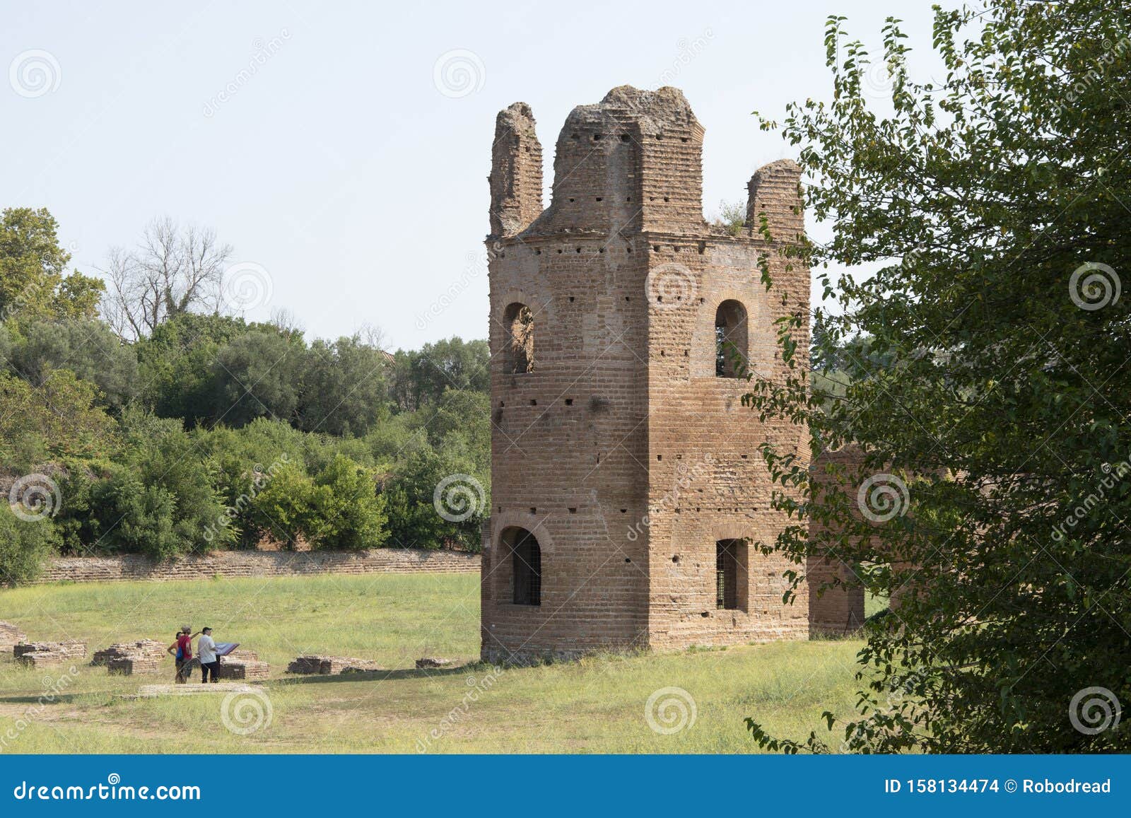 Image of the Circus of Maxentius, Rome Stock Photo - Image of historic ...
