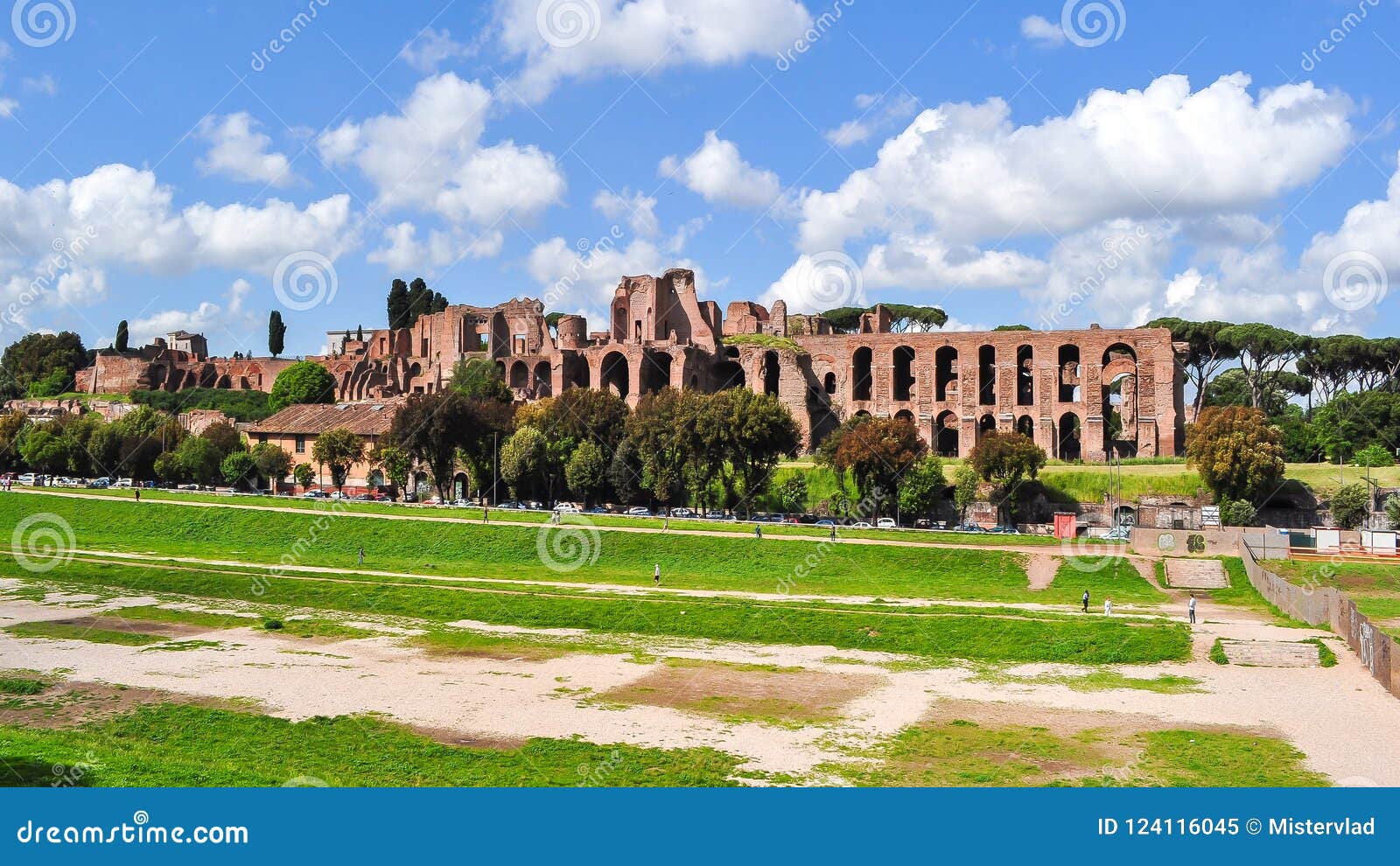 Circus Maximus in Rome, Italy Stock Image - Image of capital, palatin ...