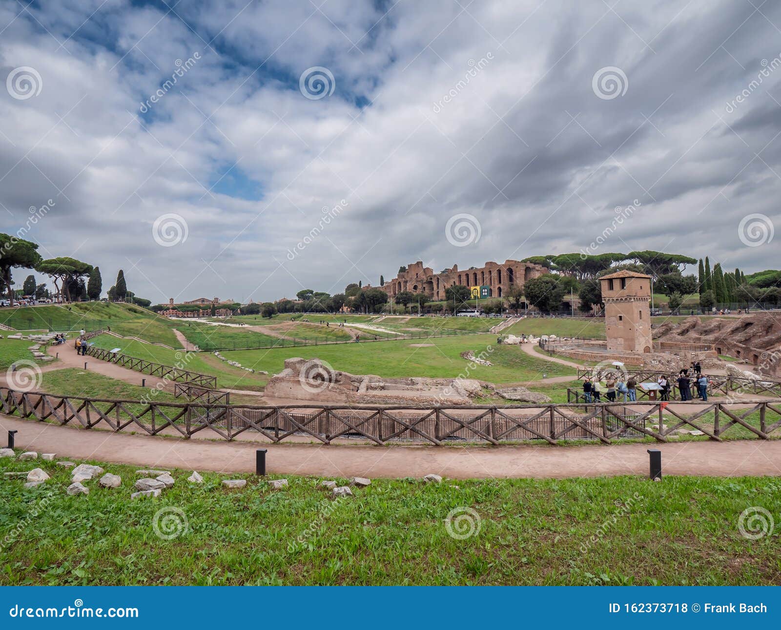 Circus Maximus in Rome, Italy Stock Photo - Image of historic, history ...