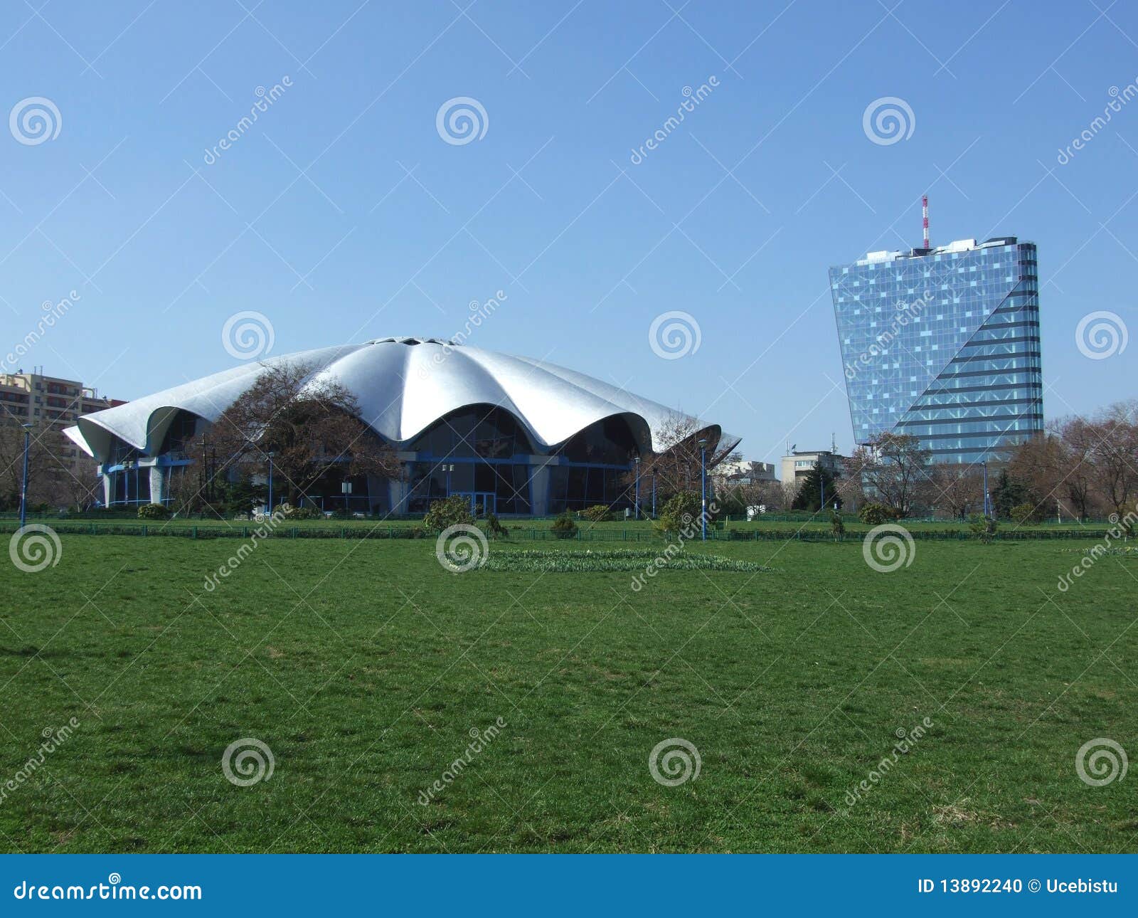 Circus park in bucharest stock photo. Image of structure - 13892240