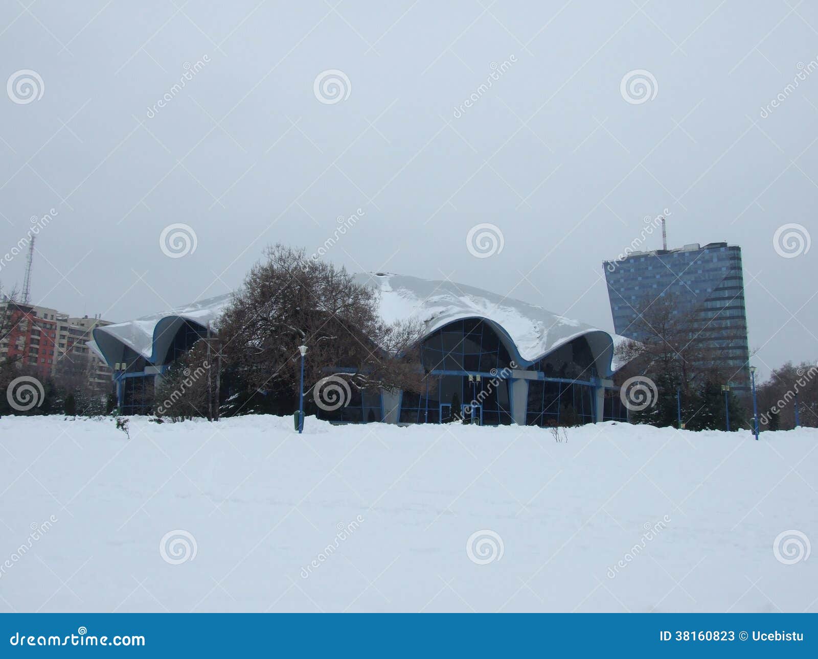 Circus park in bucharest stock image. Image of office - 38160823