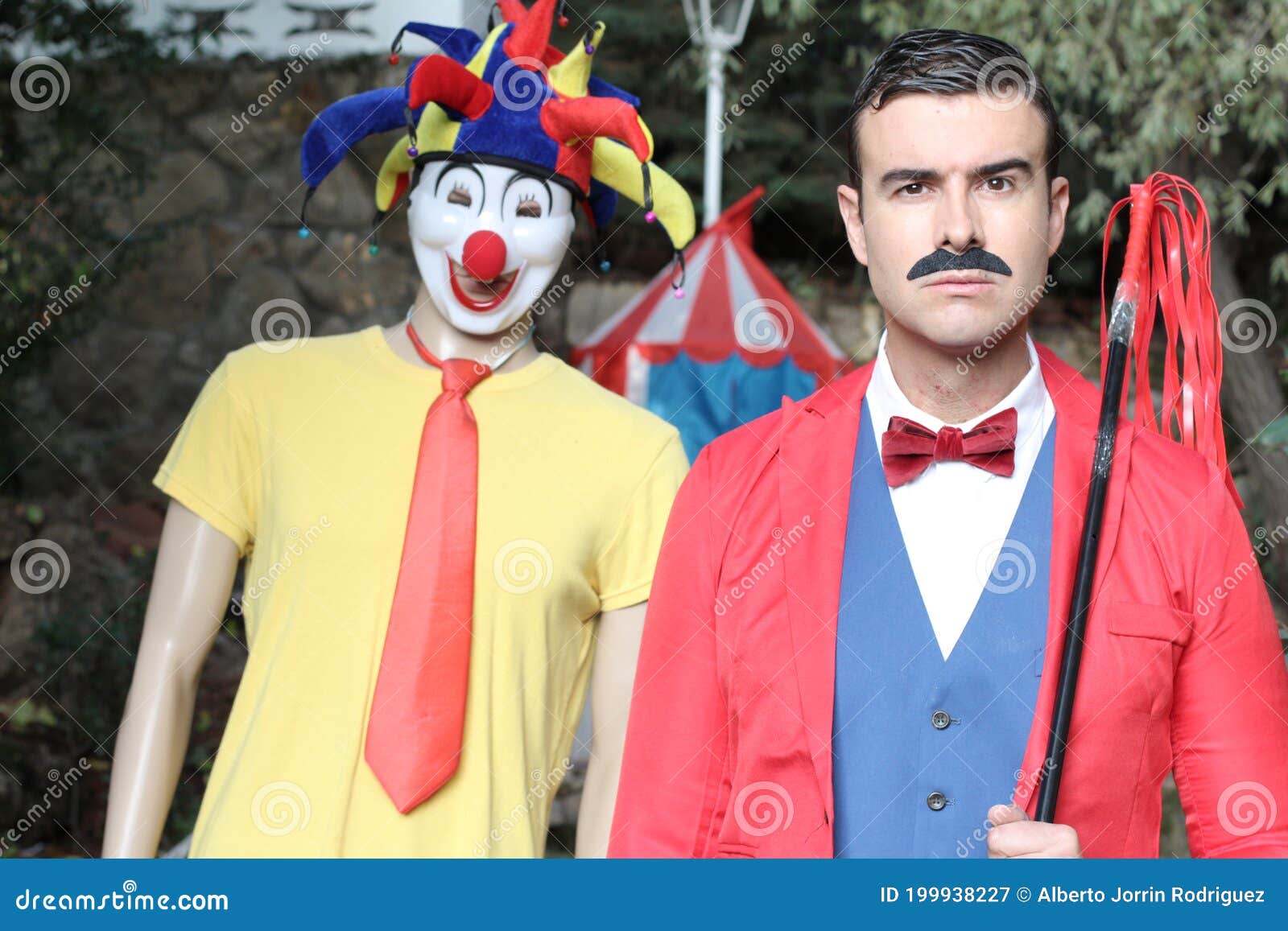 Circus Performers Giving a Show Stock Image - Image of entertainer ...