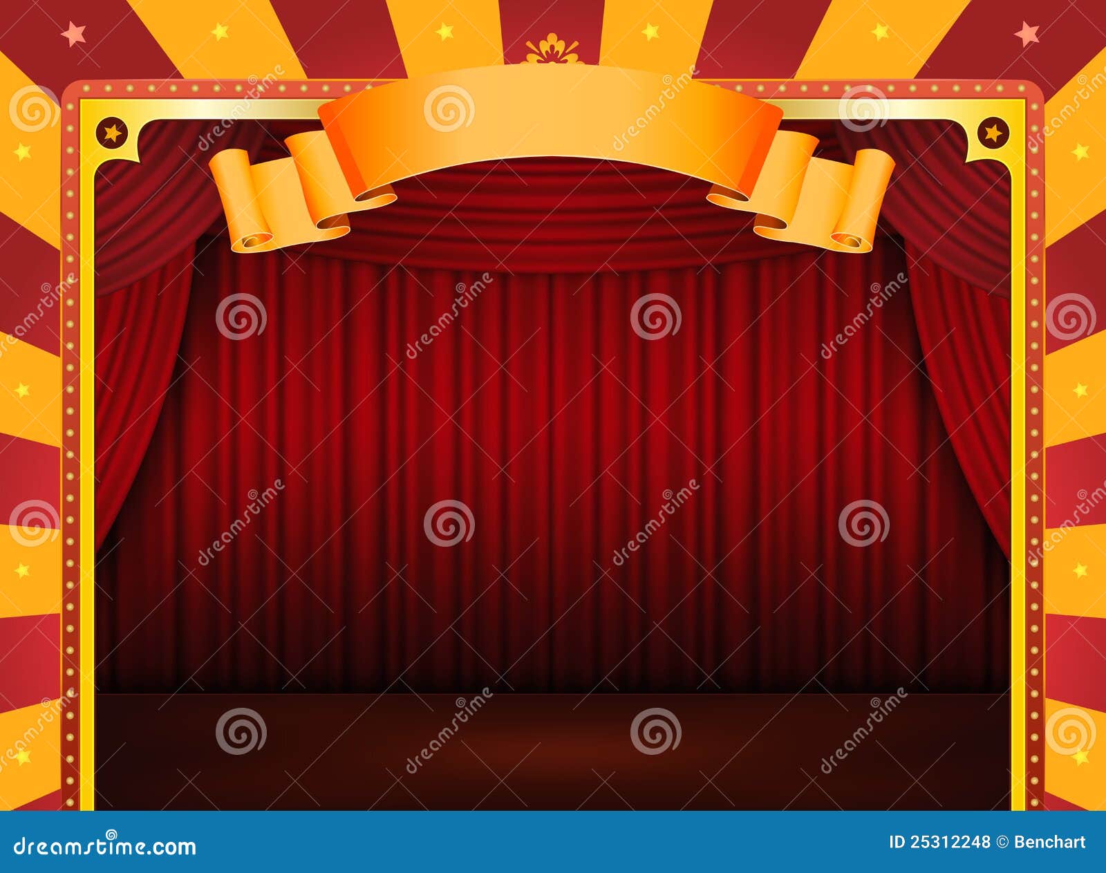Stage Curtains Red Ribbon Stock Illustrations – 64 Stage Curtains Red ...