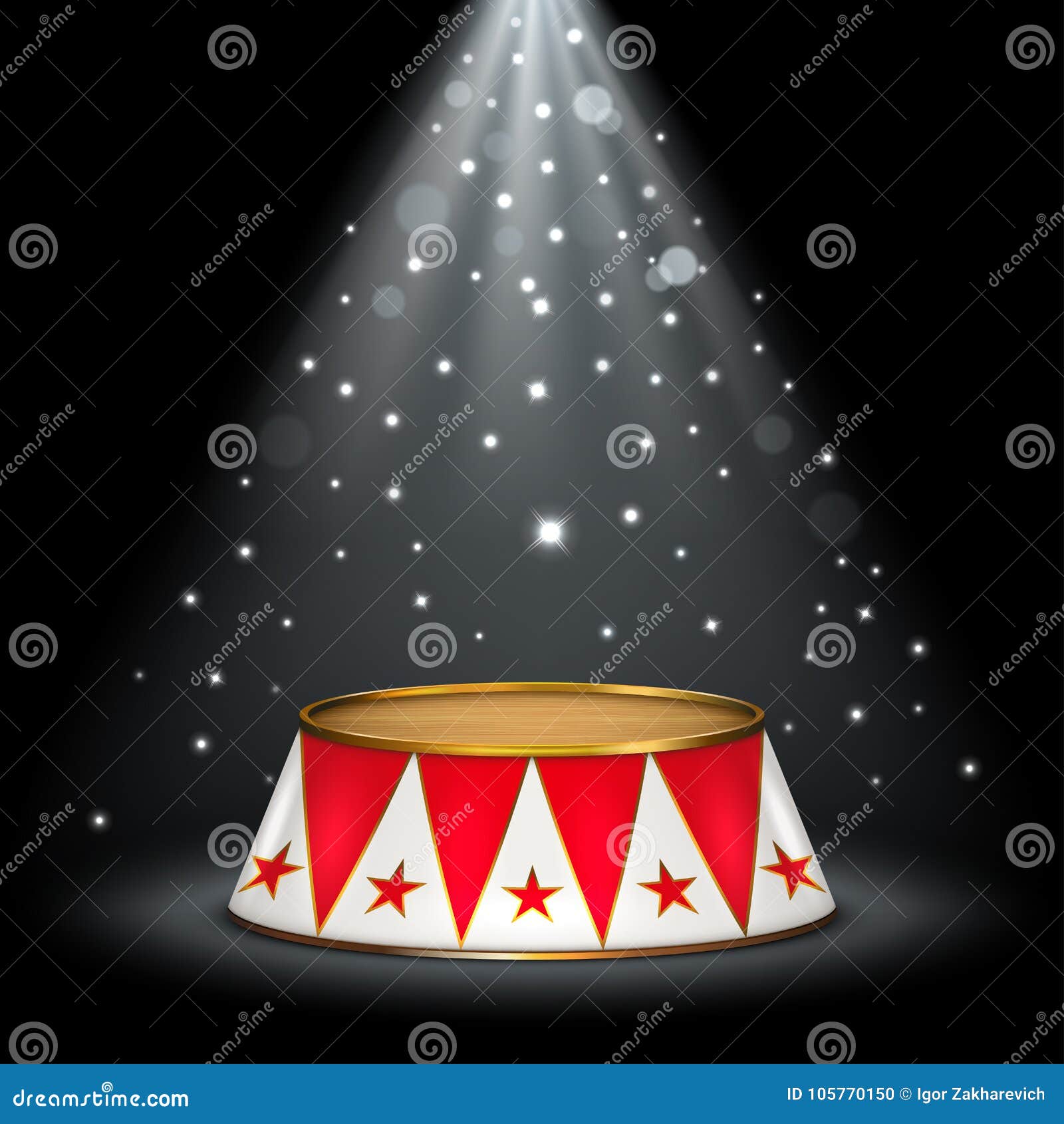 Circus Red Velvet Circus Stage Stock Photography | CartoonDealer.com ...