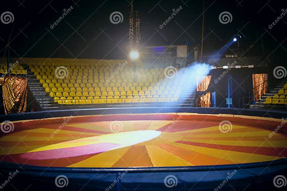Circus Ring and Chairs for People Stock Photo - Image of chair, ring ...