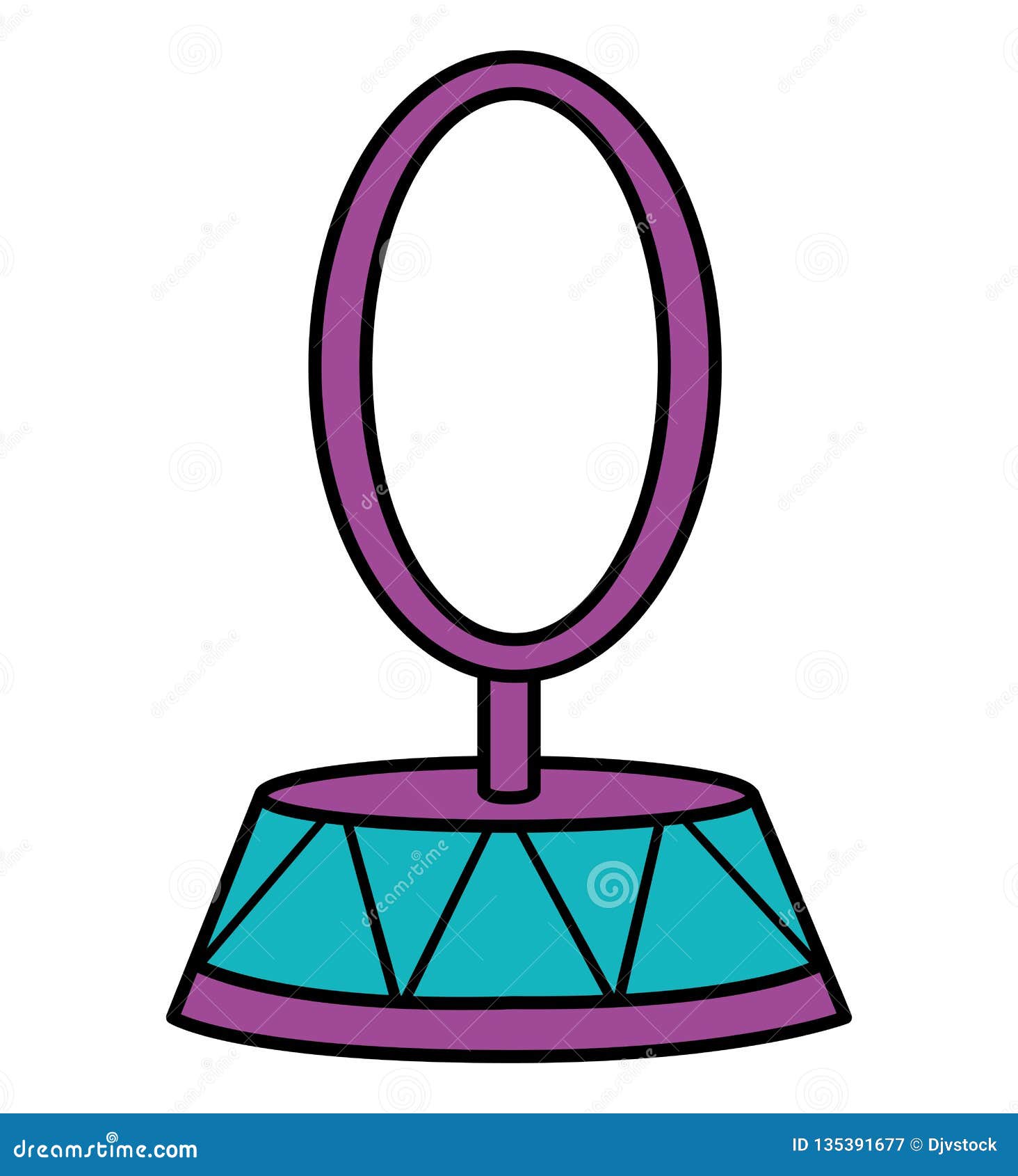 Circus ring isolated icon stock vector. Illustration of vintage - 135391677