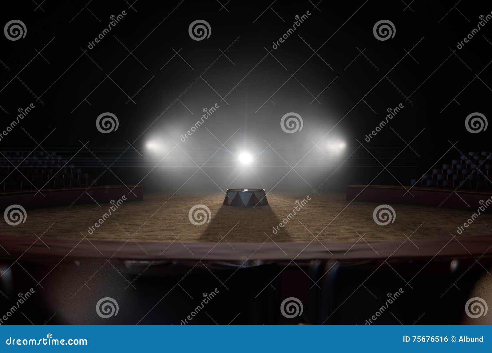 Circus Ring and Podium stock photo. Image of classic - 75676516
