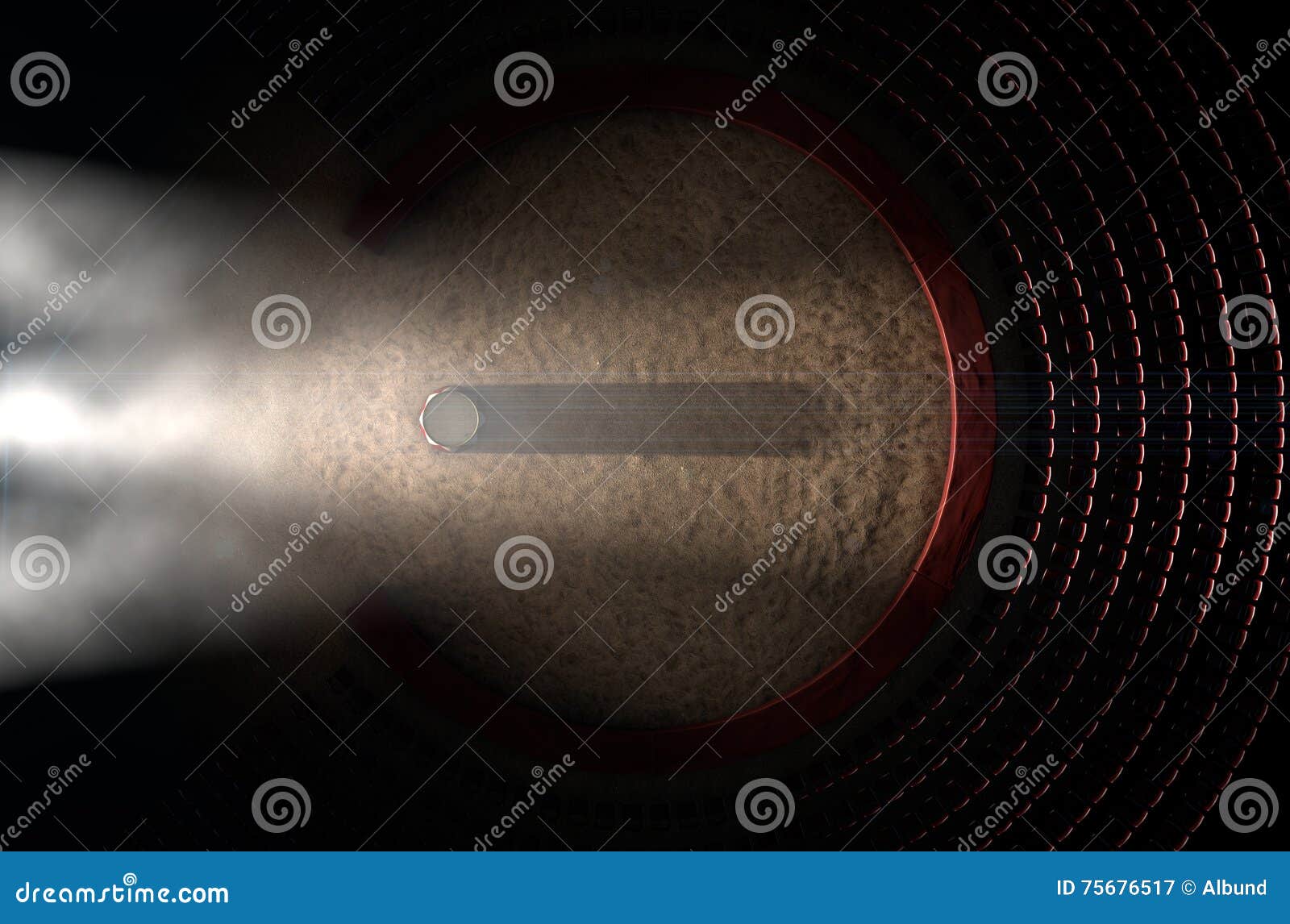 Circus Ring and Podium stock image. Image of night, electric - 75676517