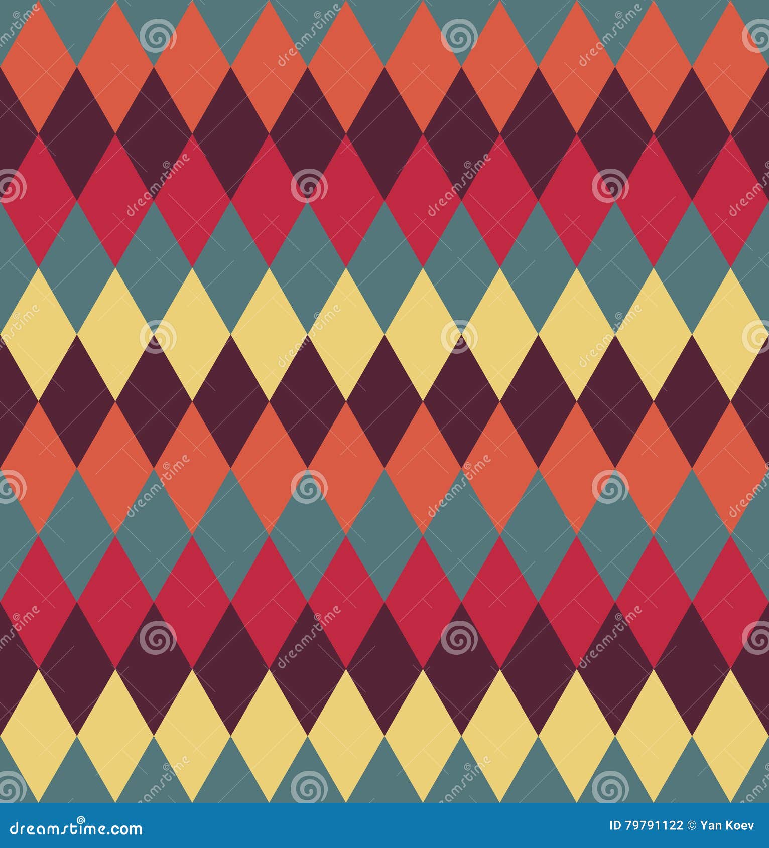 Circus Seamless Pattern. Vector Contour Background | CartoonDealer.com ...