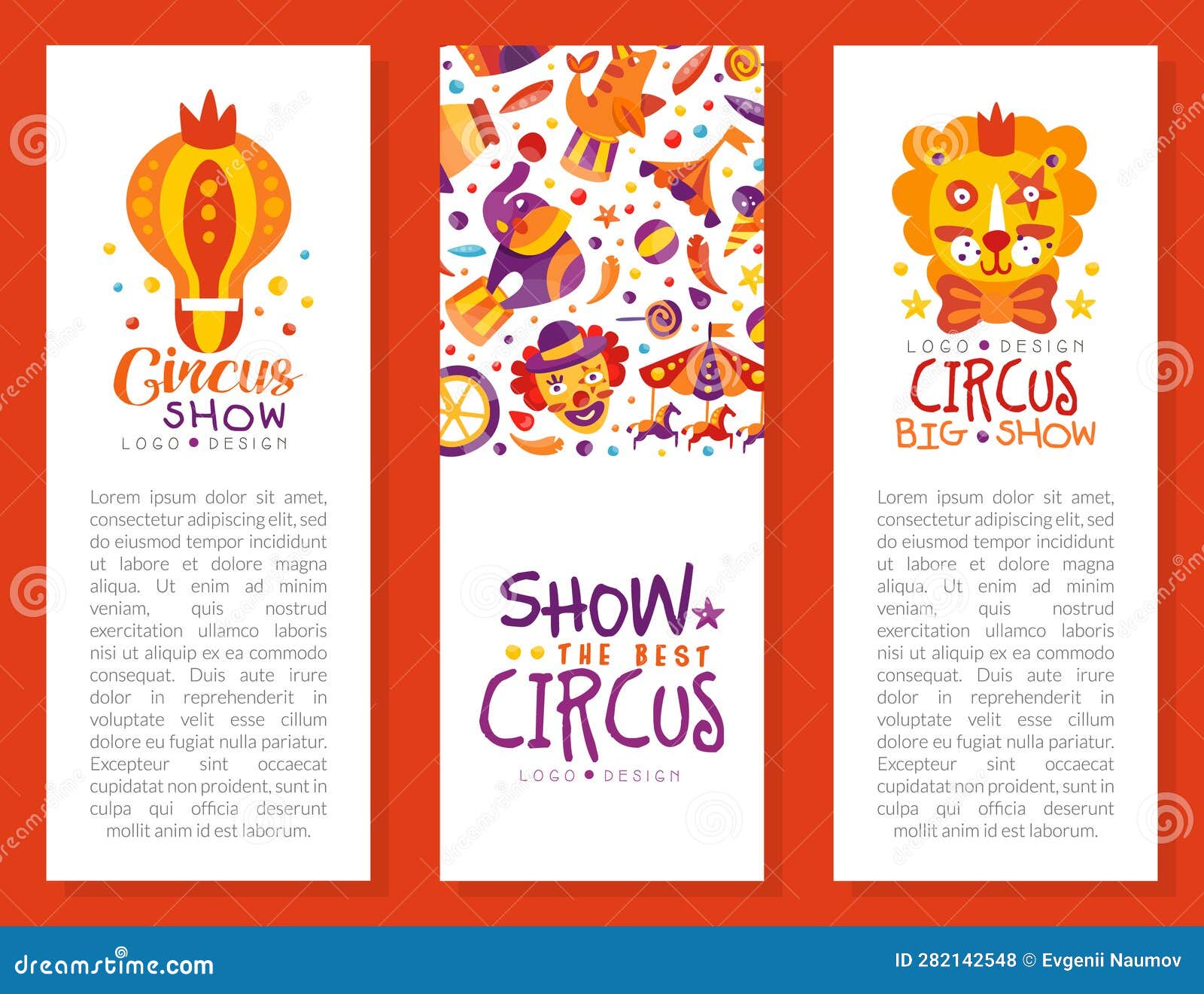 Fairground Show Or Circus Sign With Bullhorn Or Megaphone, Isolated ...