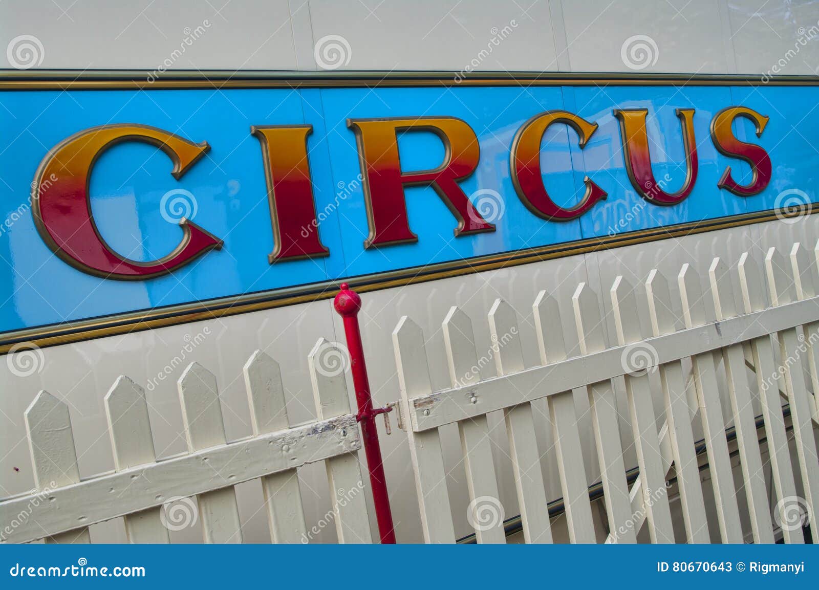 Circus Sign And Rectangular Frame Isolated On Black Background Stock ...