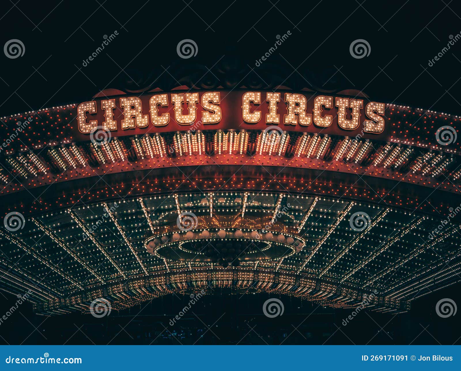 Circus Sign And Rectangular Frame Isolated On Black Background Stock ...
