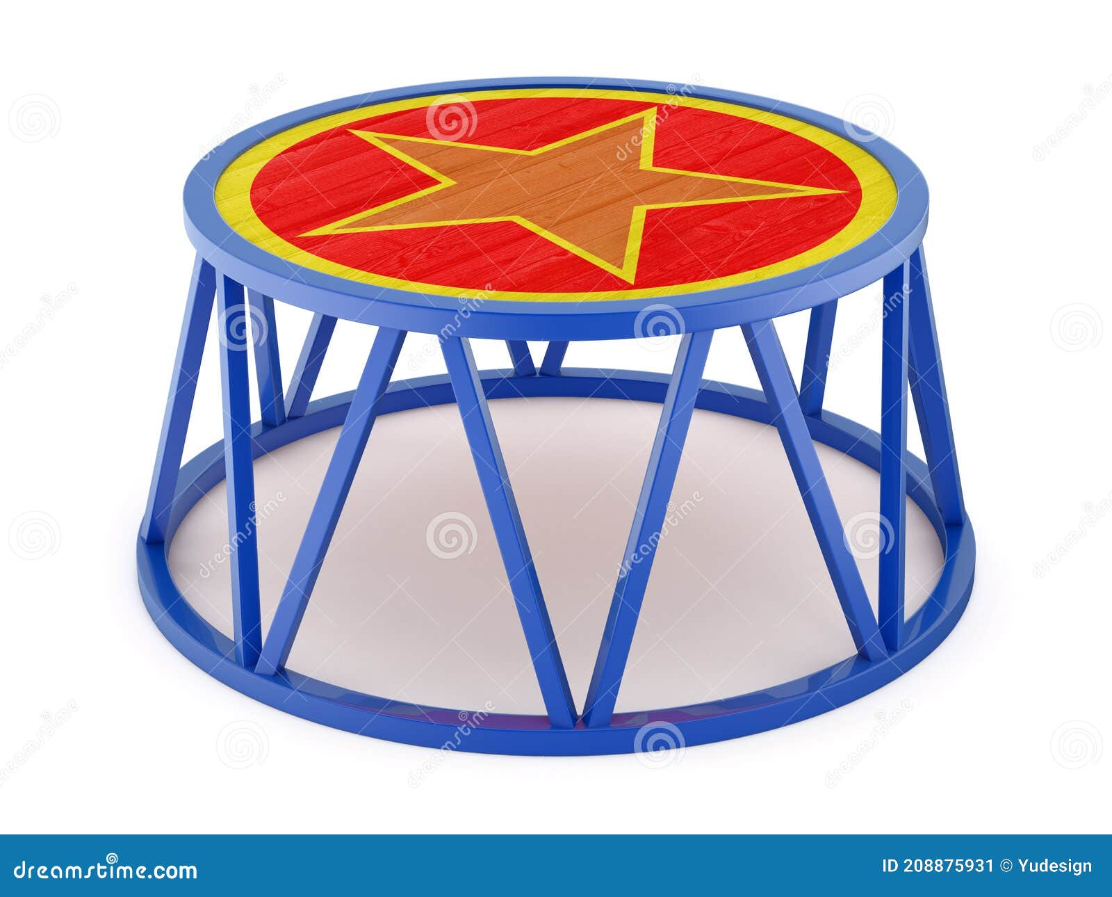 Circus Stand on White Background Stock Illustration - Illustration of ...