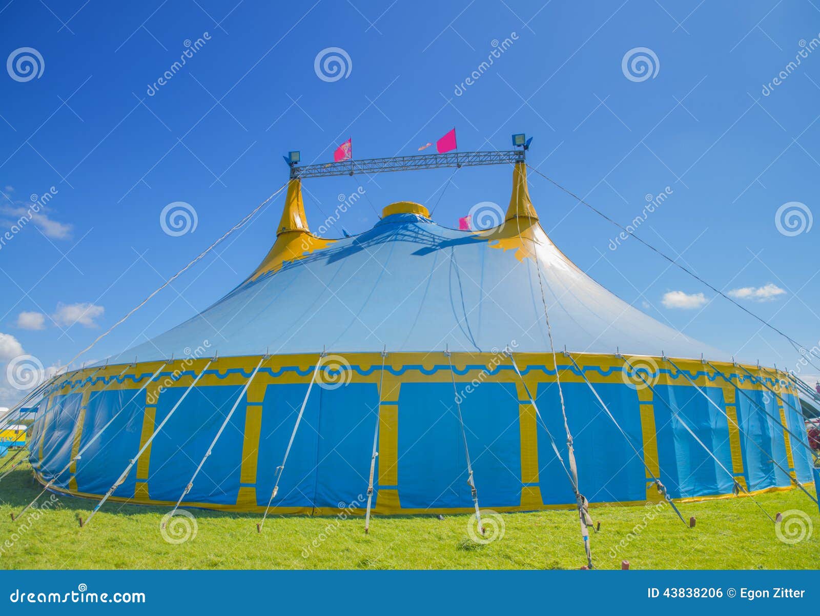 Circus tent stock photo. Image of circus, party, fence - 43838206