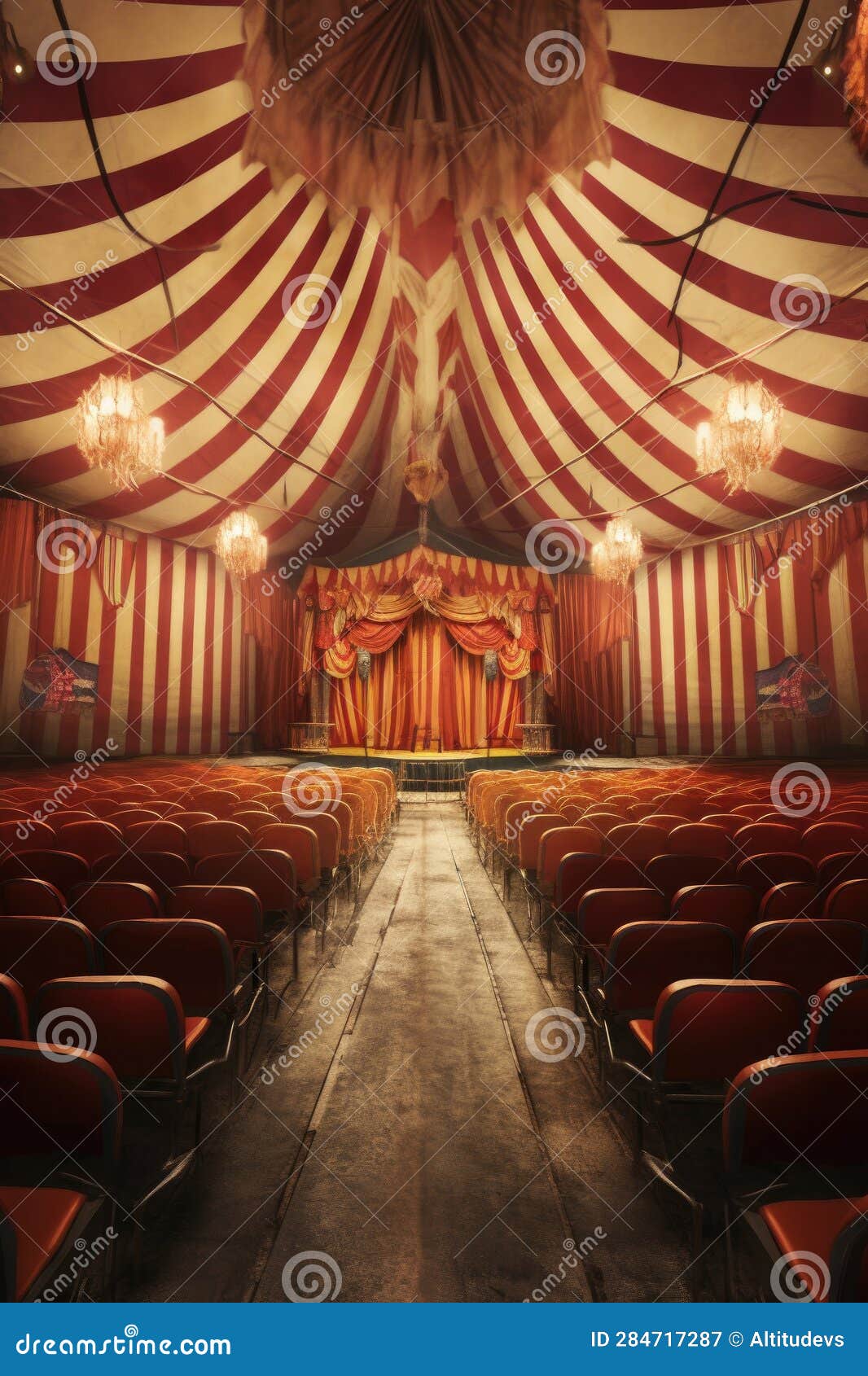 Inside Circus Tent Drawing