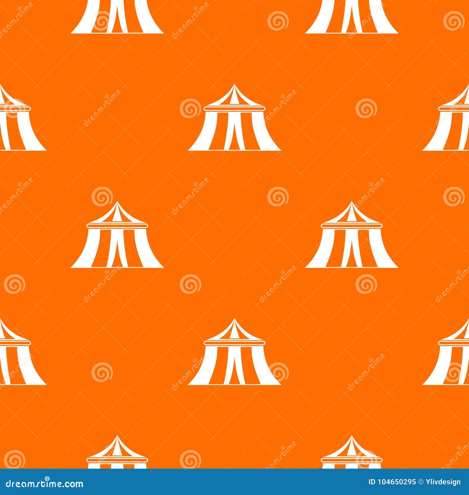 Circus Tent Pattern Seamless Stock Vector - Illustration of ...
