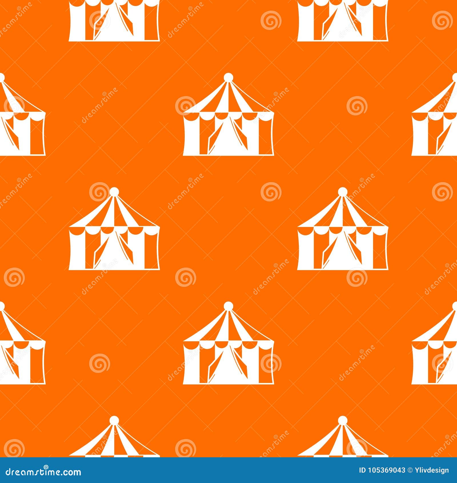 Circus Tent Pattern Seamless Stock Vector - Illustration of ...