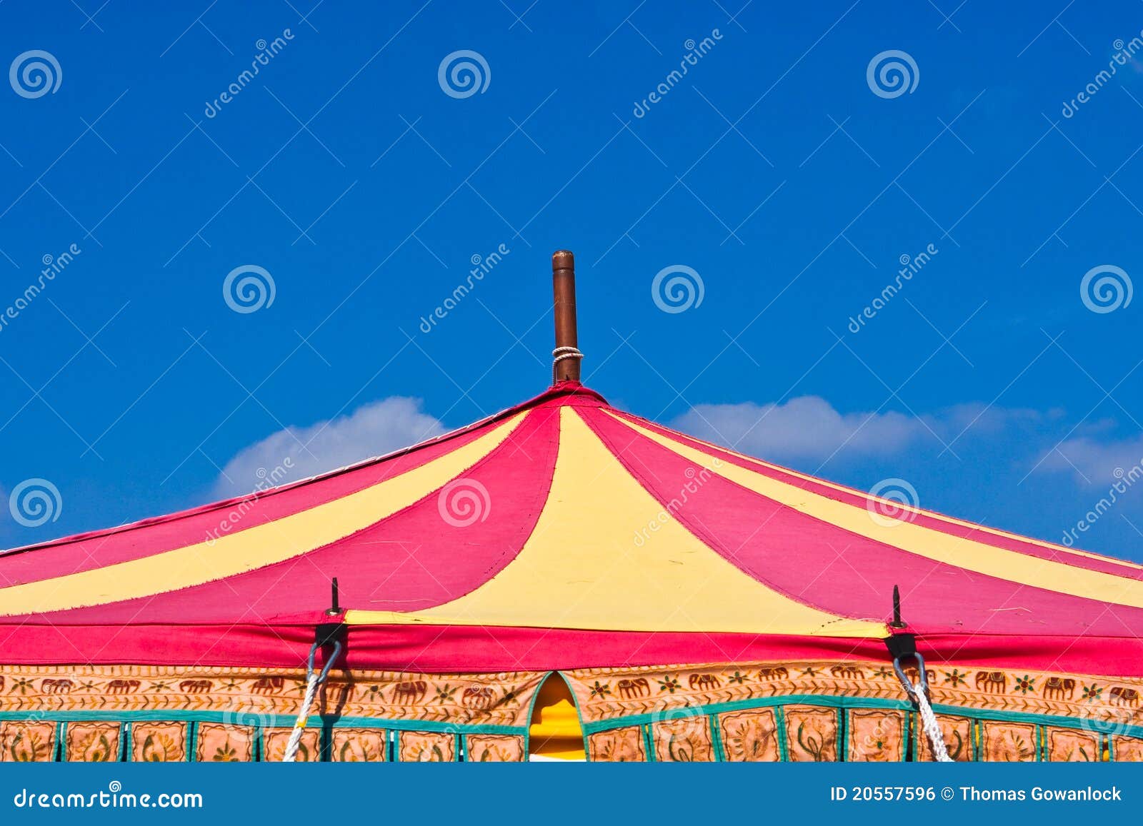 Circus tent top stock photo. Image of colourful, festival - 20557596
