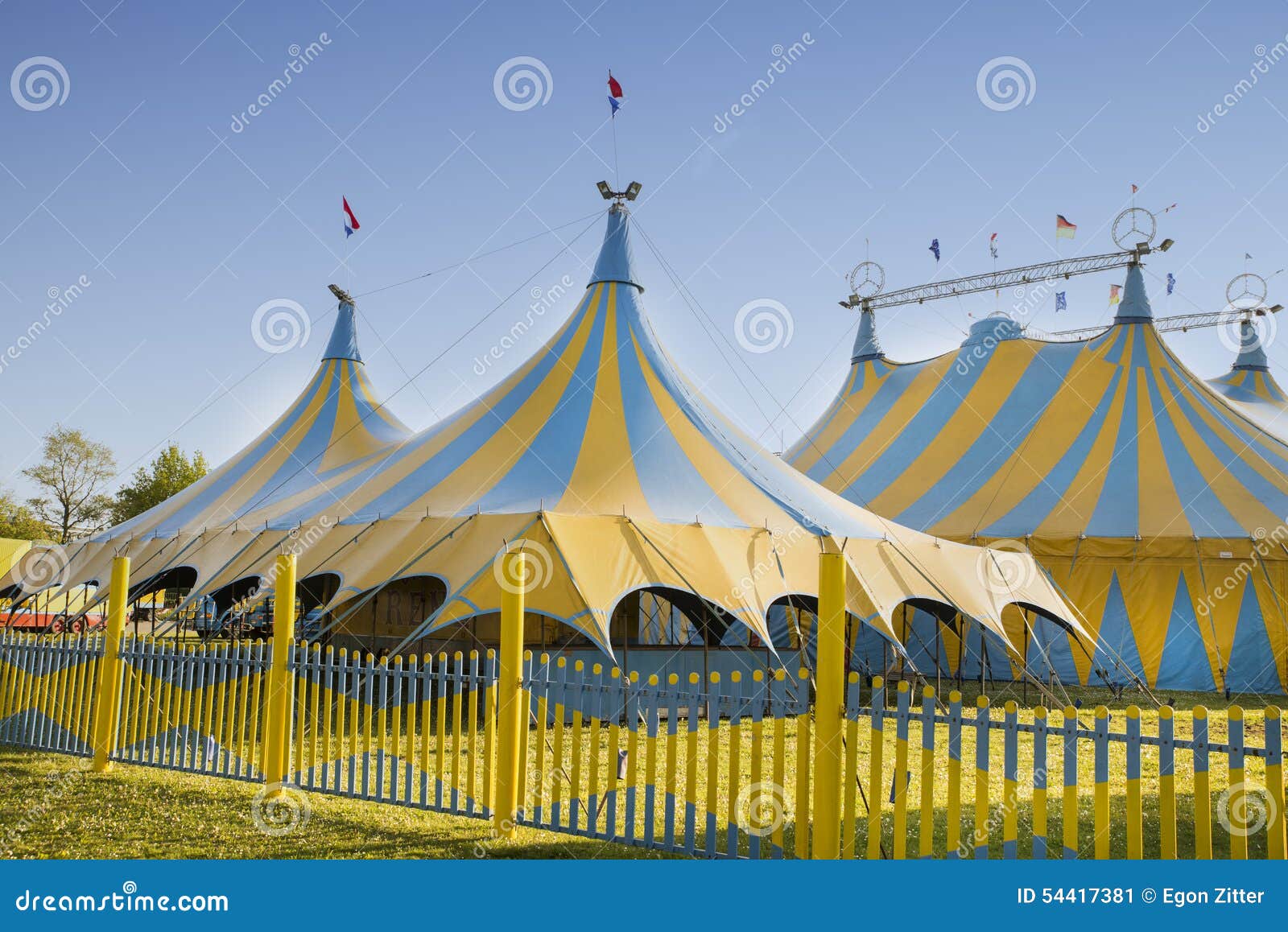 Circus tents stock image. Image of canvas, nostalgia - 54417381