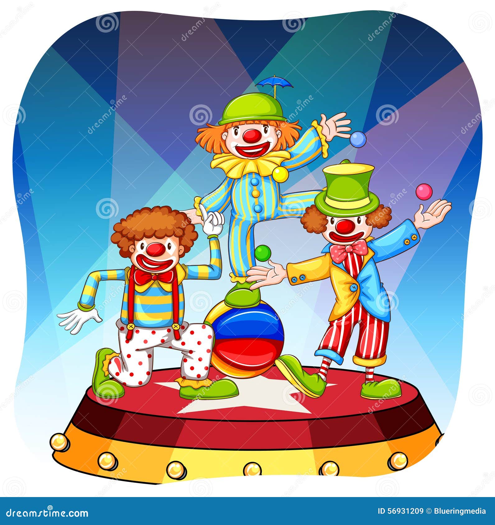 Three Ring Circus Clipart