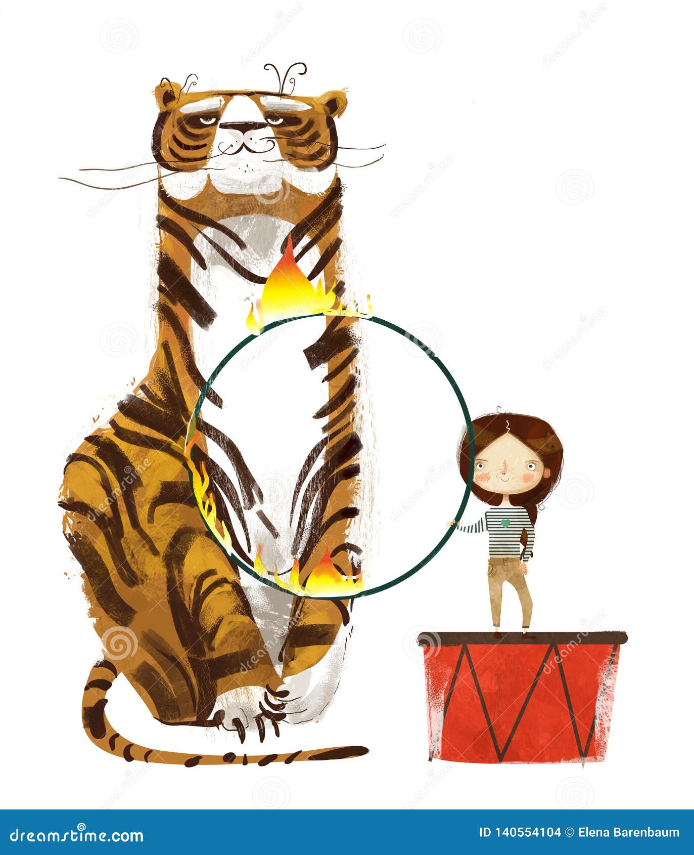 Circus Tiger Stock Illustrations – 1,056 Circus Tiger Stock ...
