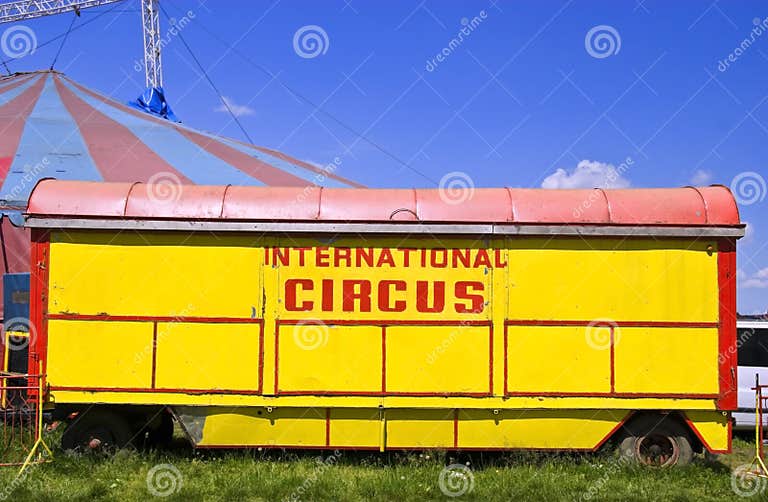 Circus wagon stock image. Image of travel, rusty, vintage - 5263265