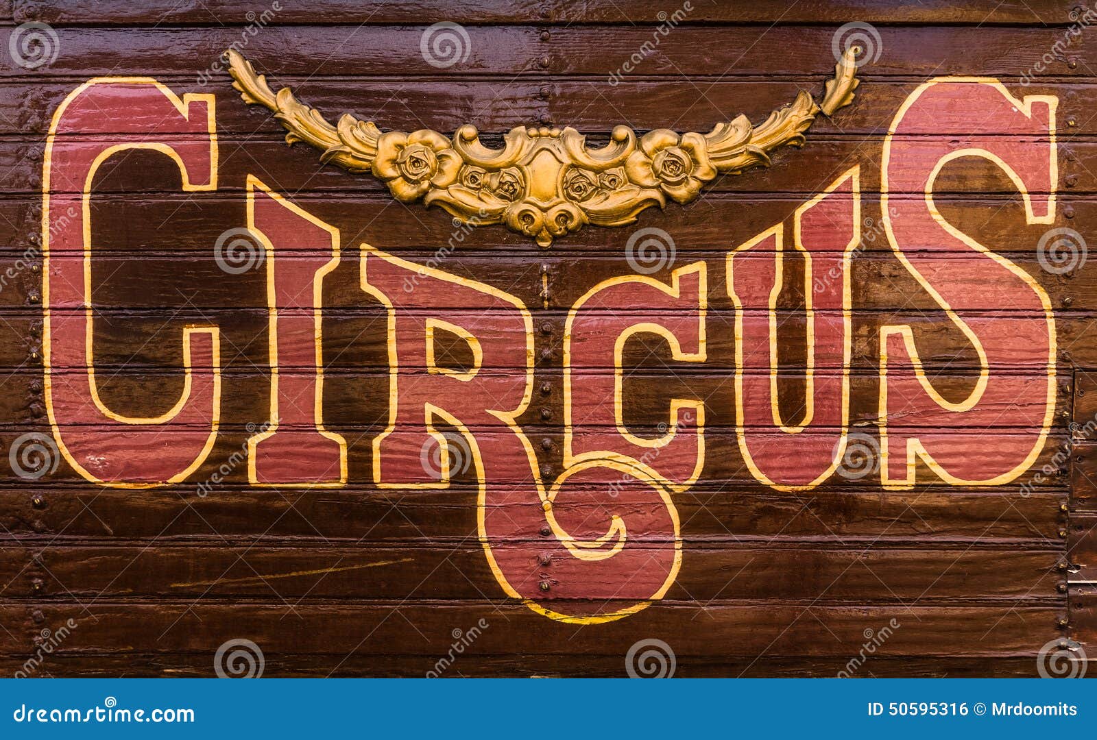 Circus Sign Isolated On White Background Royalty-Free Stock Photography ...