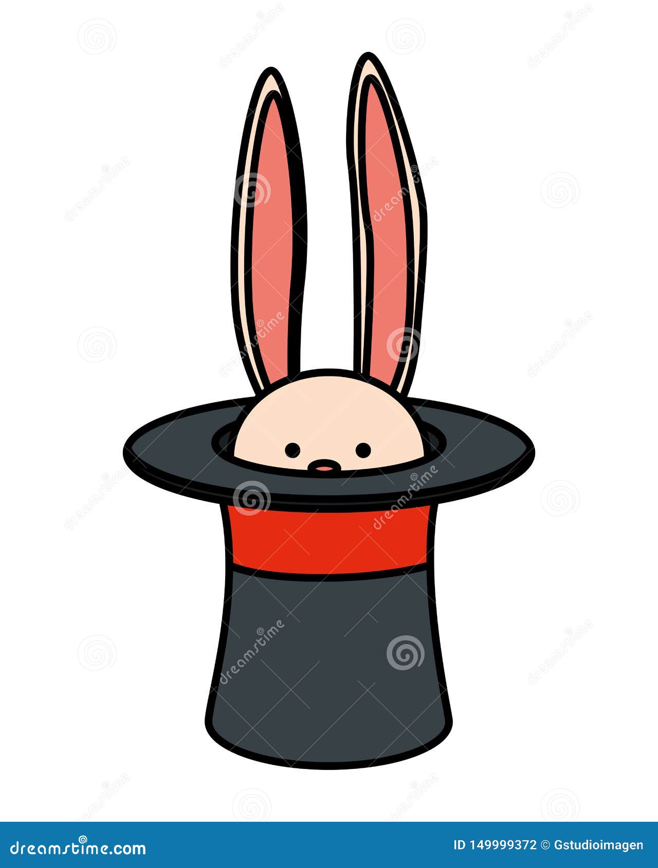 Circus Wizard Hat with Vector Illustration Stock Illustration ...