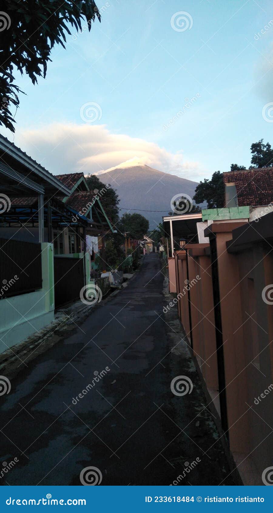 Ciremai Mountain at Kuningan,west Java,indonesia,, Editorial Stock ...