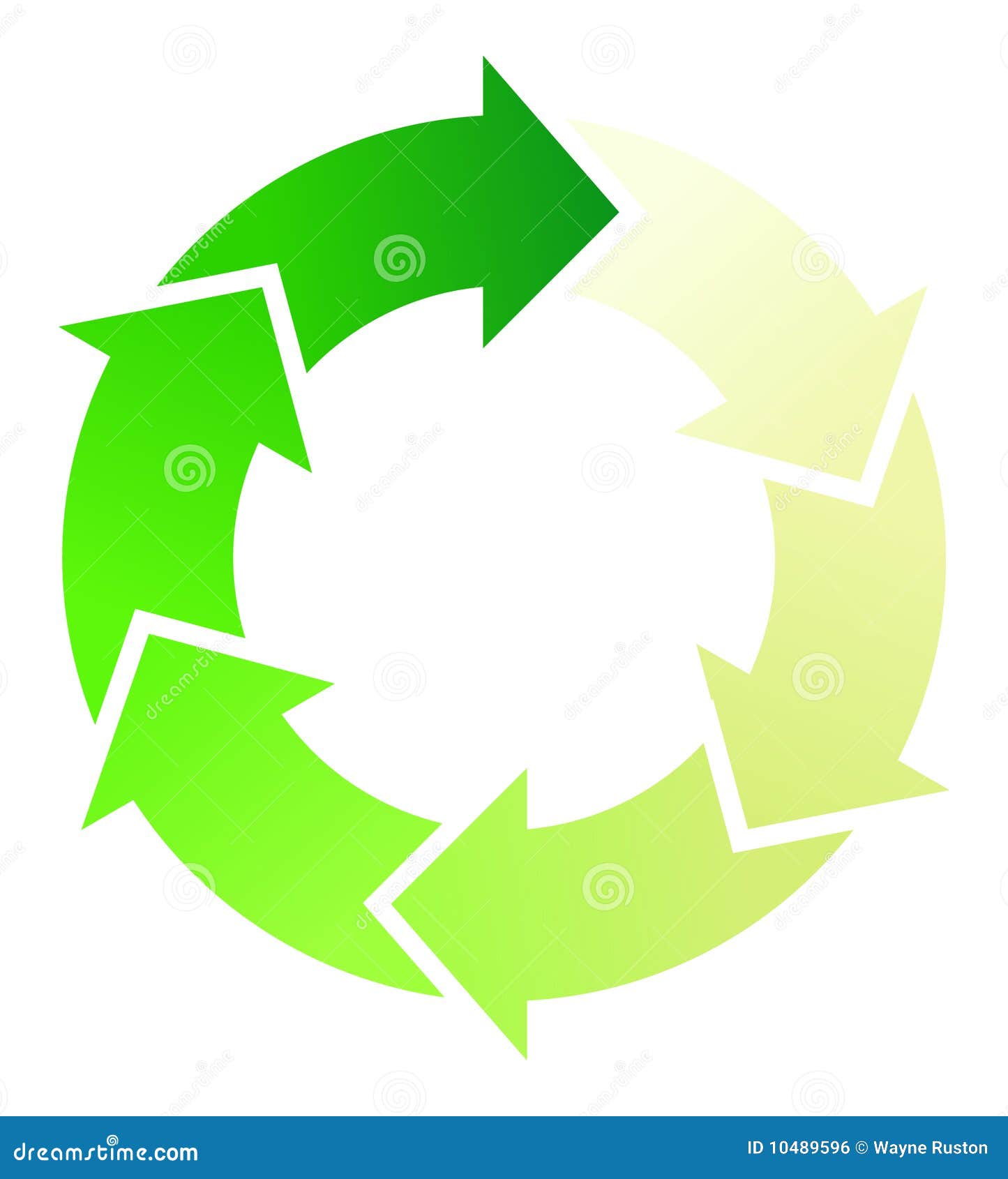 Cirkel Pijlen vector illustratie. Illustration of cyclus - 10489596