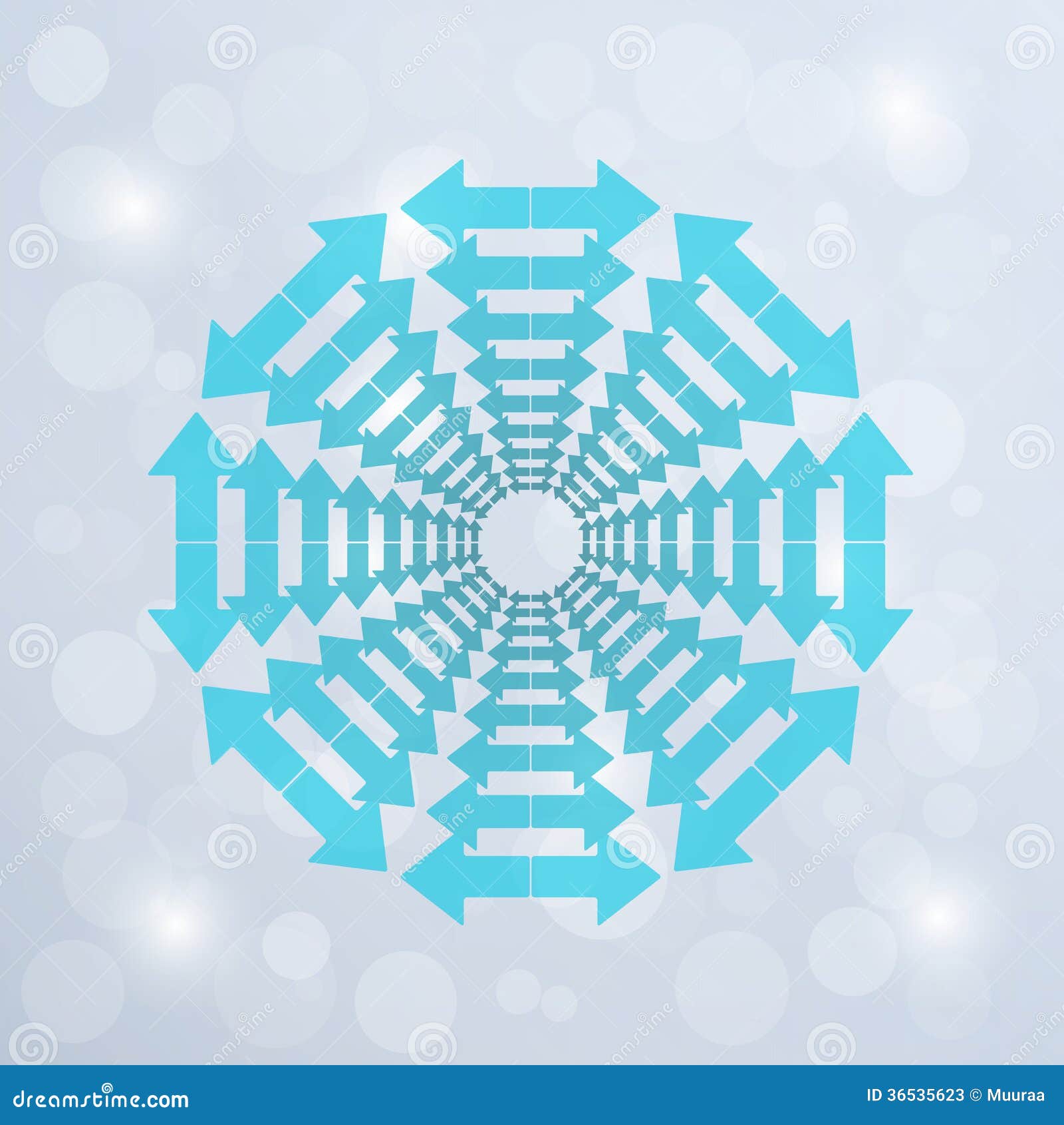 Cirkel Van Omgekeerde Pijlen Vector Illustratie - Illustration of ...