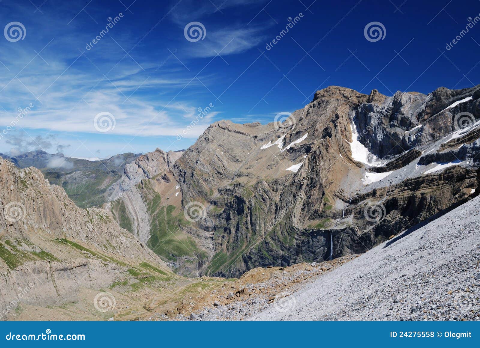 Cirque De Gavarnie in Summer. Stock Photo - Image of limestone, famous ...