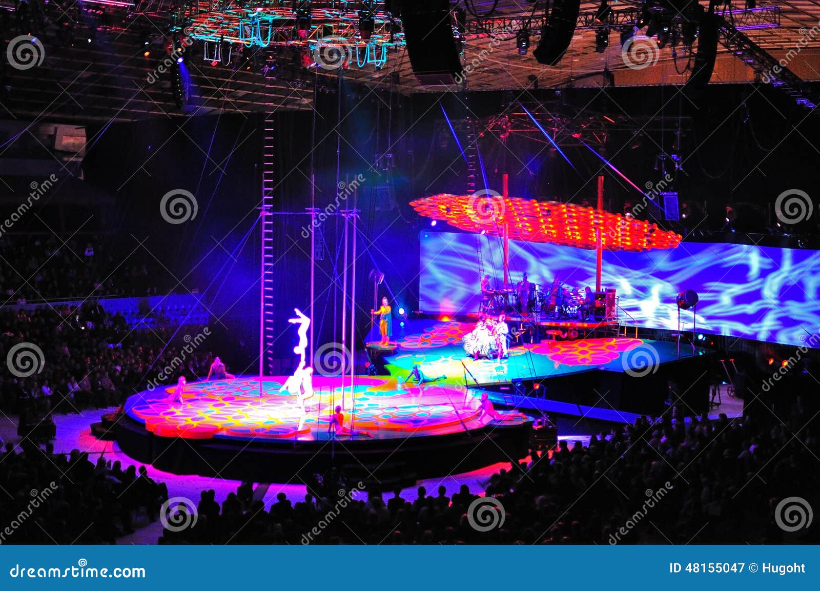 Cirque du Soleil editorial photography. Image of amazing - 48155047