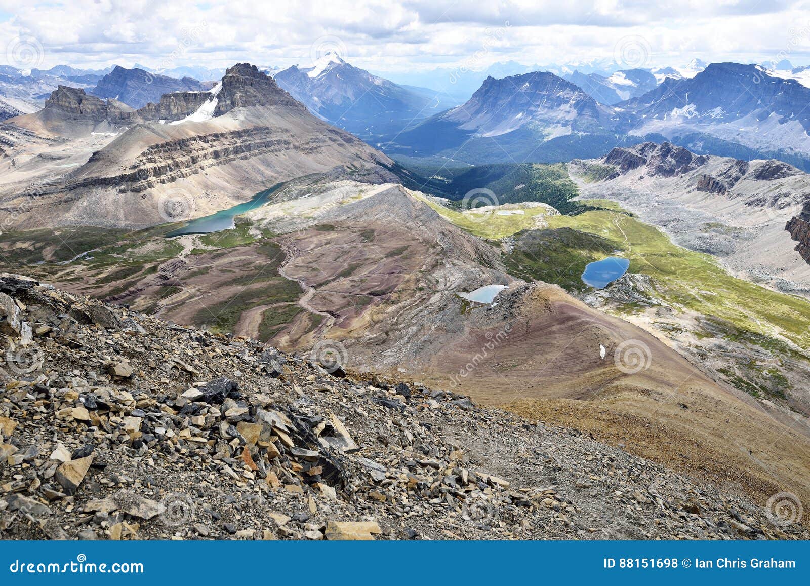Cirque Peak Banff National Park Stock Photo - Image of heritage ...