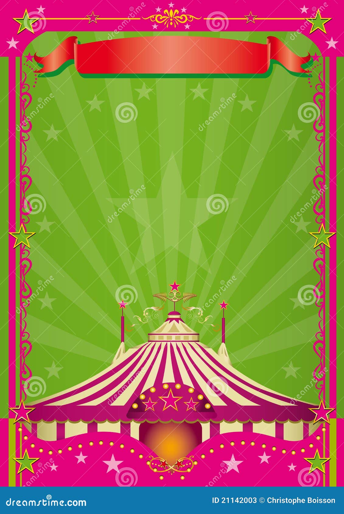 Cirque rose illustration de vecteur. Illustration du grand - 21142003