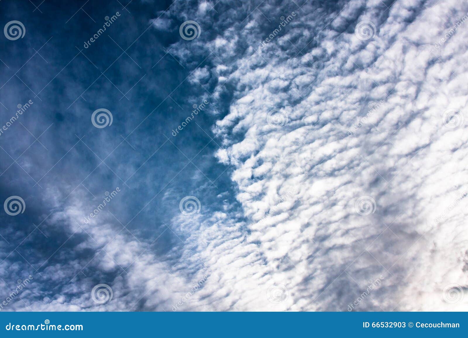 Cirrocumulus Clouds As Small Rounded Puffs Appear In Long Rows H Royalty-Free Stock Photography ...