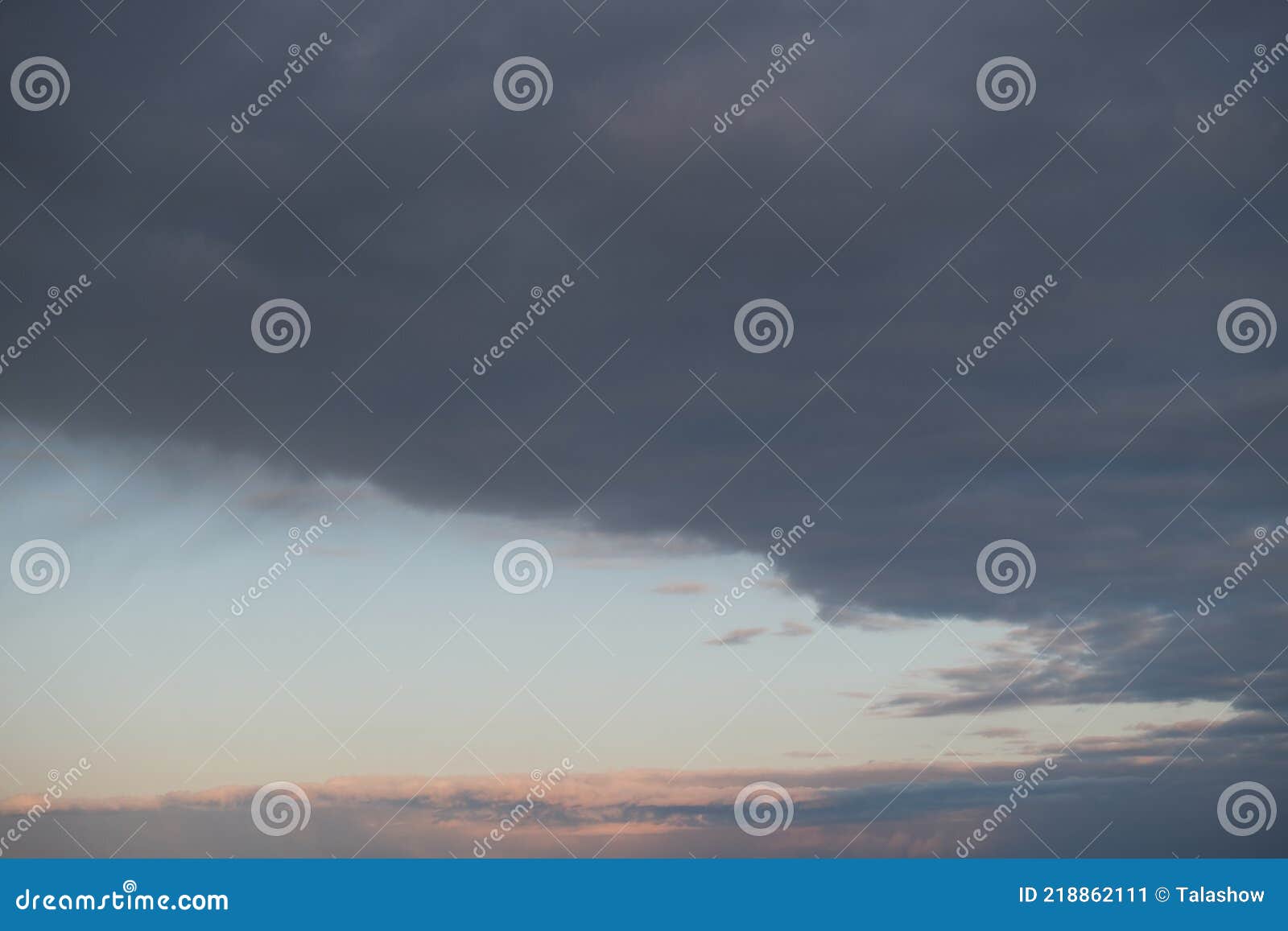 Cirrocumulus Clouds during Sunset Background Stock Image - Image of ...