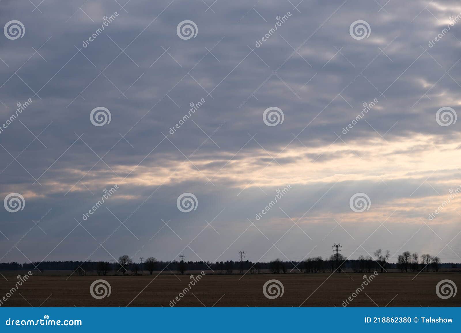 Cirrocumulus Clouds during Sunset Background Stock Photo - Image of ...