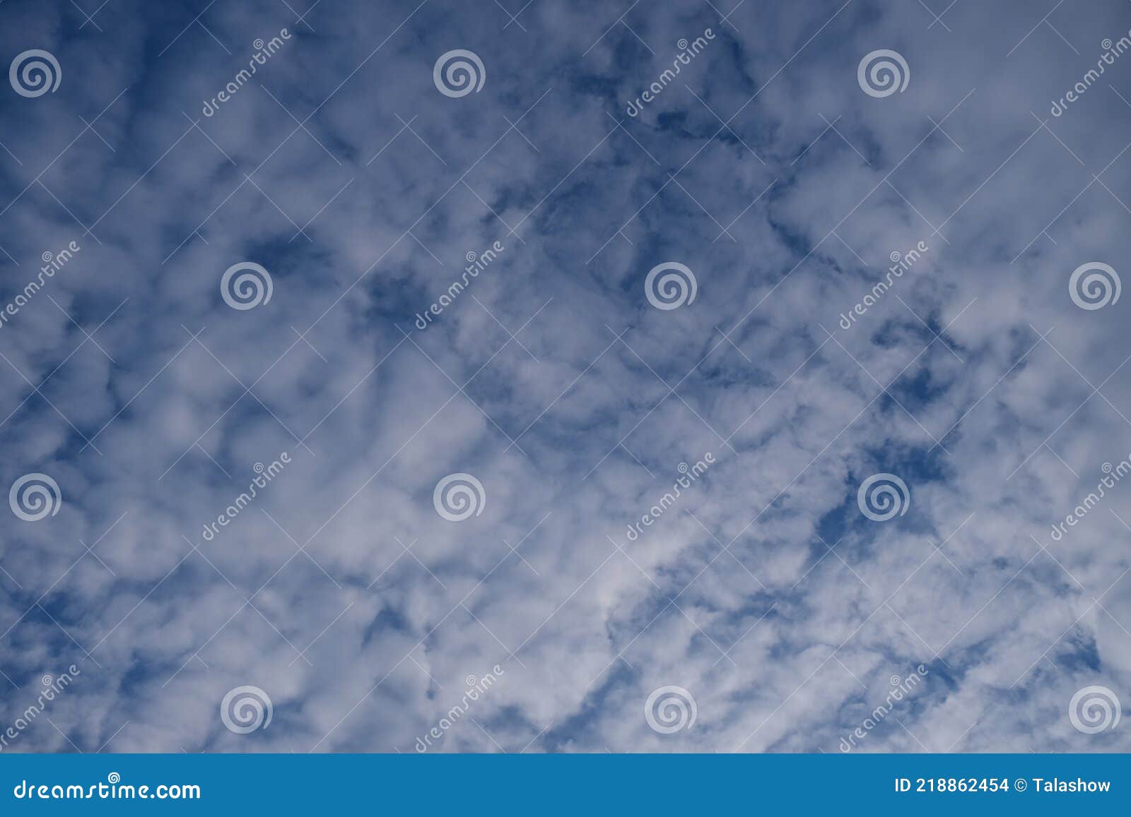 Cirrocumulus Clouds during Sunset Background Stock Photo - Image of ...