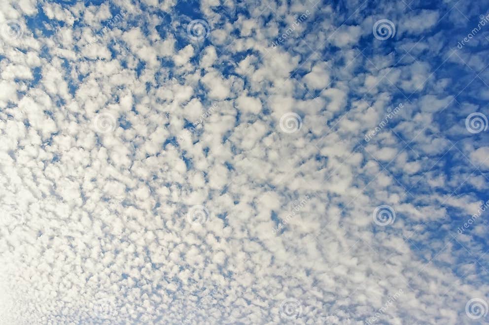 Cirrocumulus Clouds, Texture Stock Photo - Image of plural, nature ...