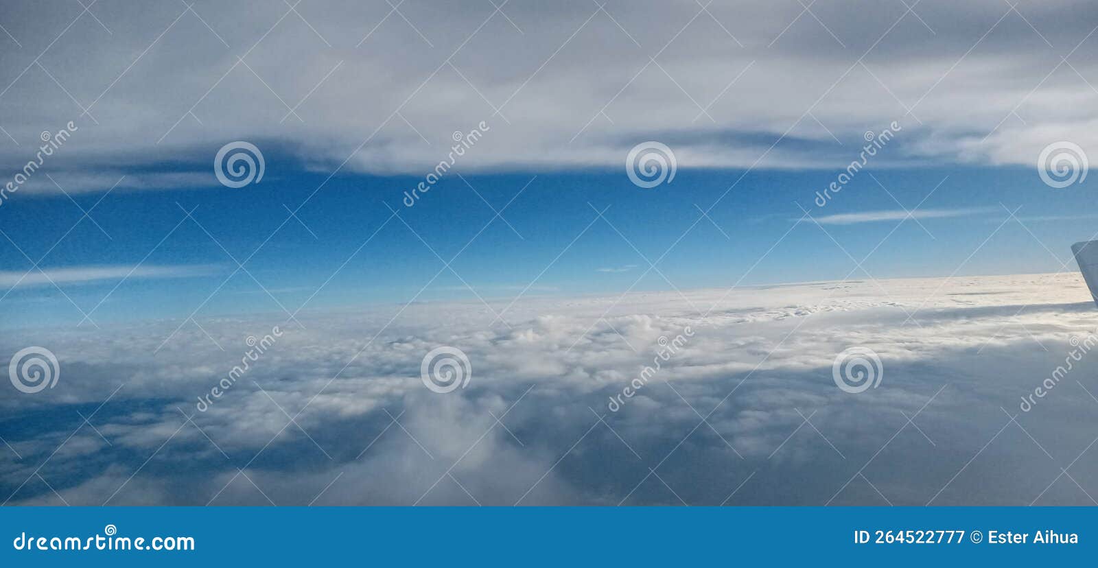 Cirrus cloud cover stock image. Image of type, bright - 264522777