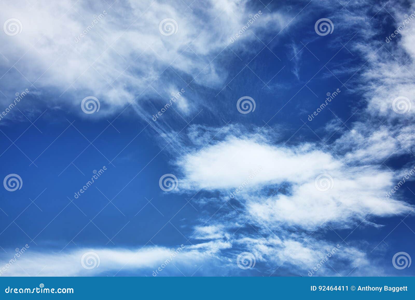 Cirrus and cumulus clouds stock image. Image of phenomenon - 92464411