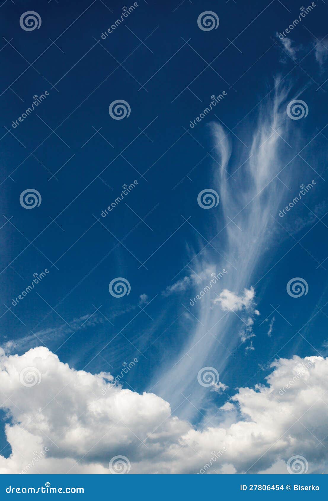 Cirrus And Nimbus Clouds Stock Images - Image: 27806454