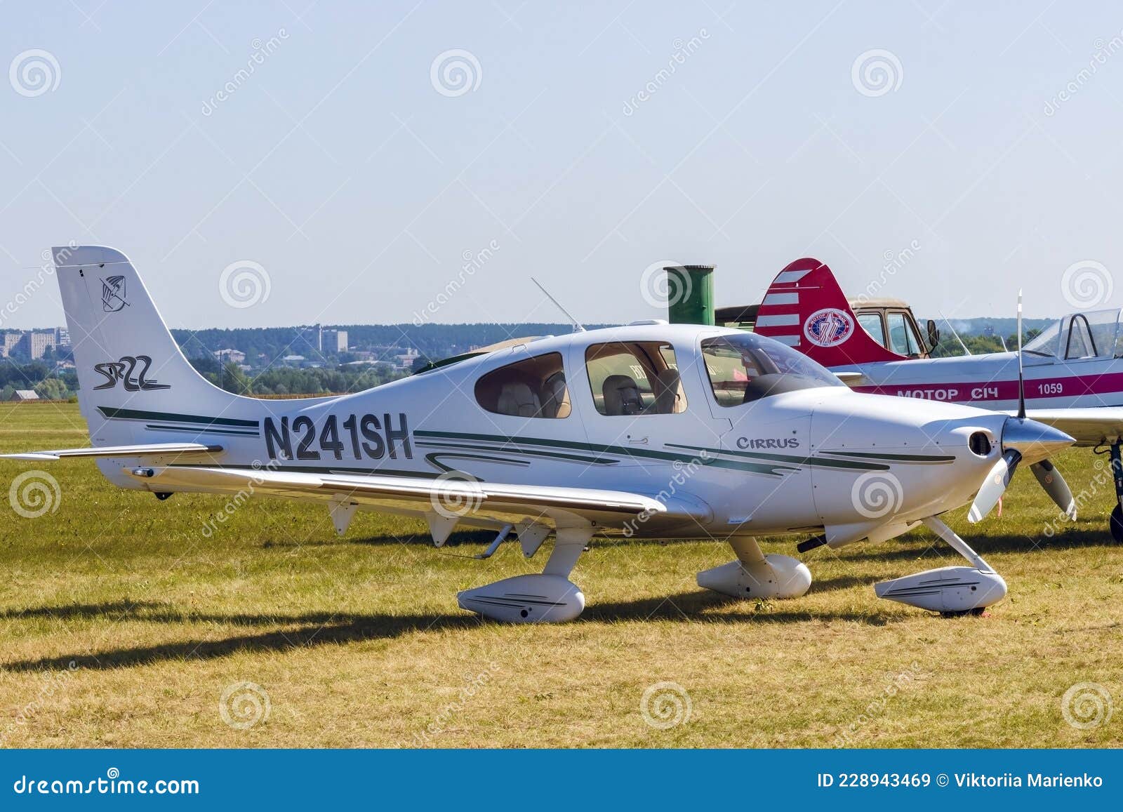 Cirrus SR22 Single-engine Aircraft. Airshow Editorial Stock Image ...
