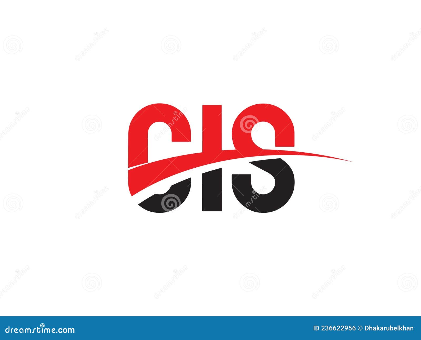 CIS Letter Initial Logo Design Vector Illustration Stock Vector ...
