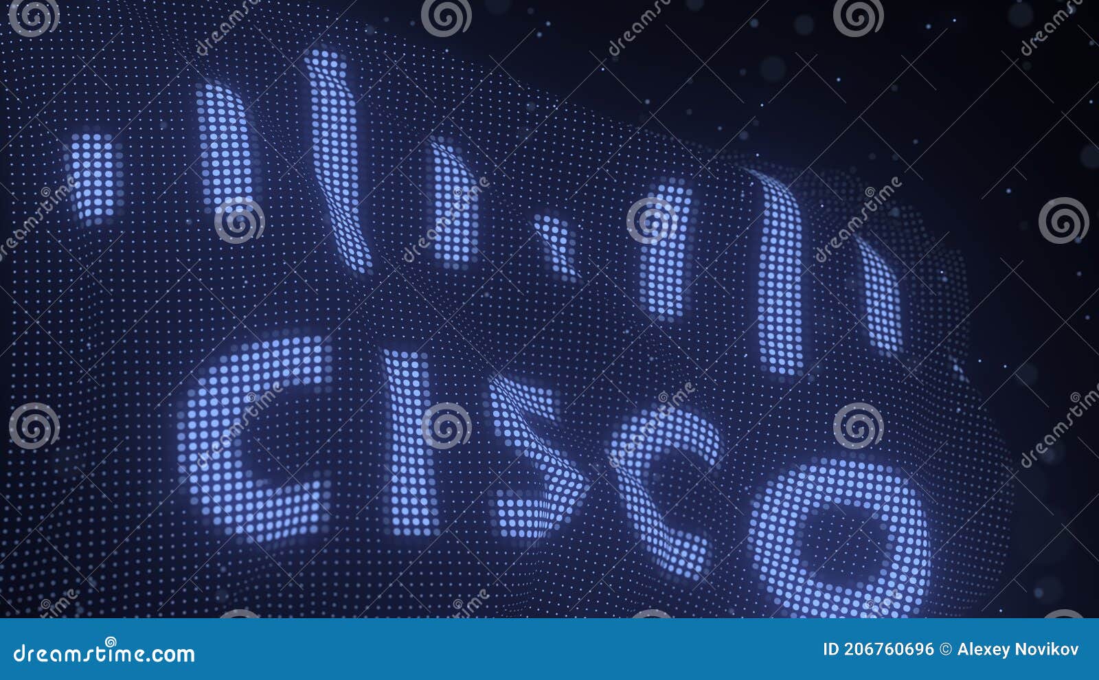 CISCO Logo on a Waving Digital Flag, Editorial 3d Rendering Editorial ...