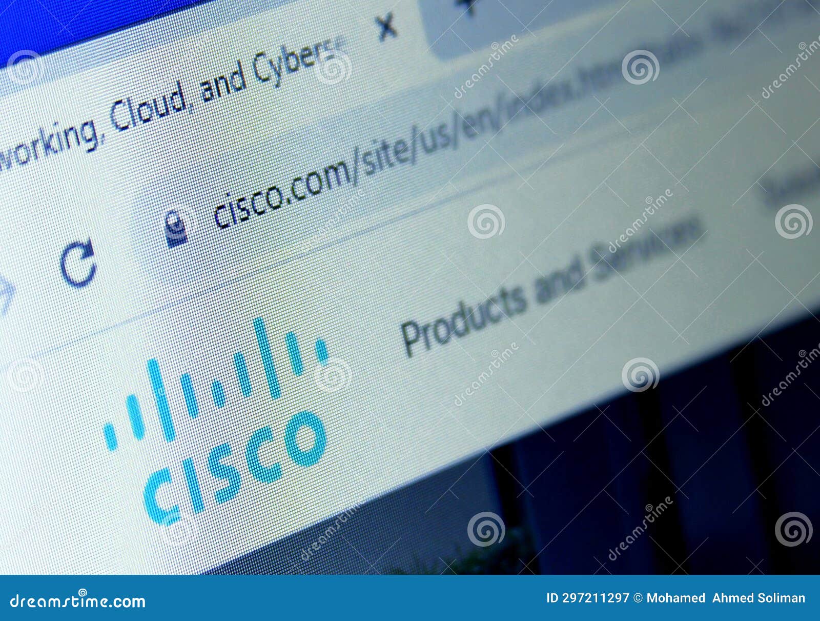 Cisco Systems company logo editorial photography. Image of smartphone ...