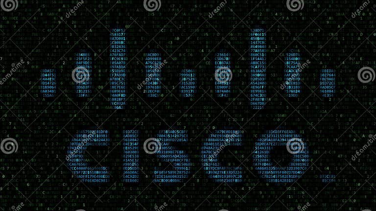 Cisco Systems Logo Made of Hexadecimal Symbols on Computer Screen ...